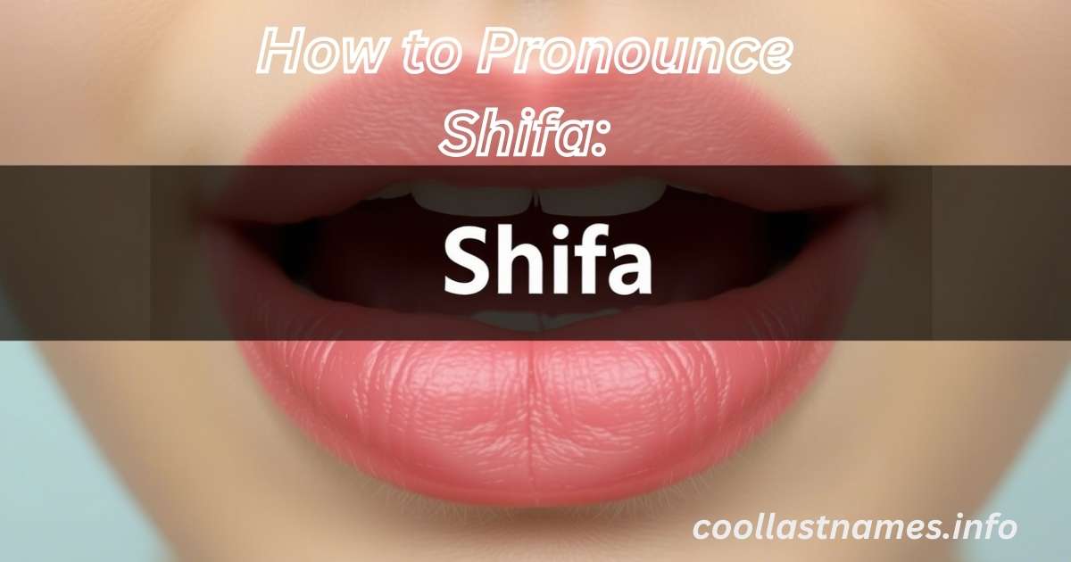 Shifa meaning in Arabic, origin and popularity - Coollast Names