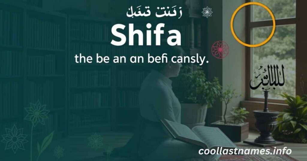 Shifa meaning in Arabic, origin and popularity - Coollast Names