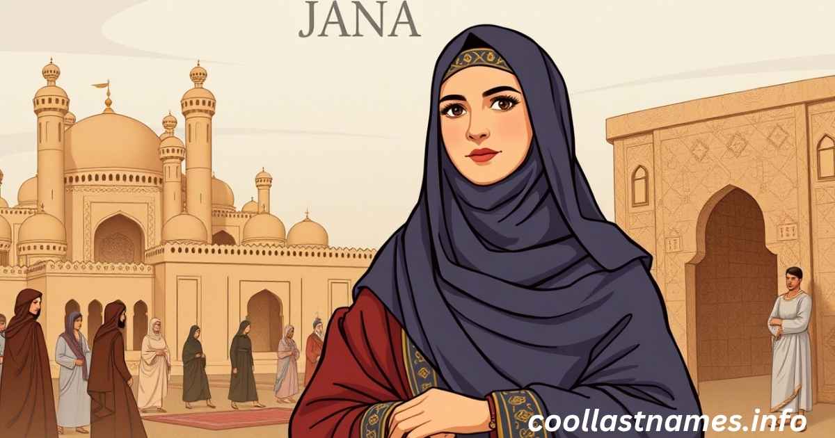 Jana meaning in Arabic, origin and popularity