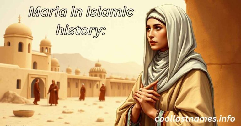 Maria meaning in Arabic, origin and popularity